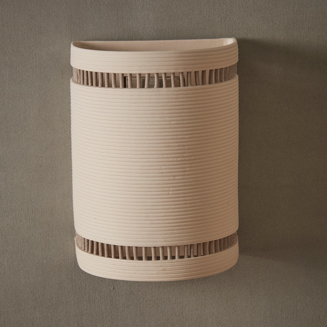 White Ceramic Sconce. Wall fixture for the Bedroom and Living | Etsy