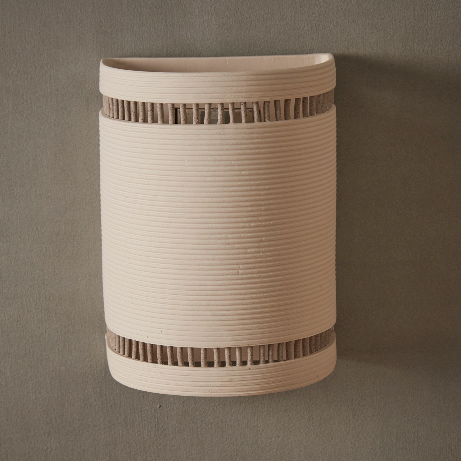 Handmade White Clay Ceramic Sconce, Modern Wall Light - Etsy
