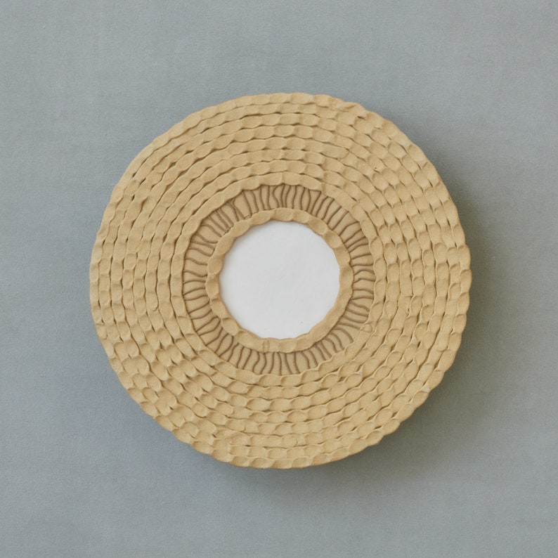 Round Ceramic Wall Light. Rustic Sconce for the Home. Handmade - Etsy