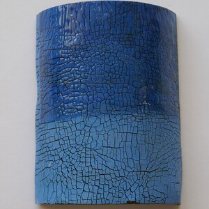 Blue Clay Sconce , Living Room Light, Bedroom Wall Sconce, Modern ...