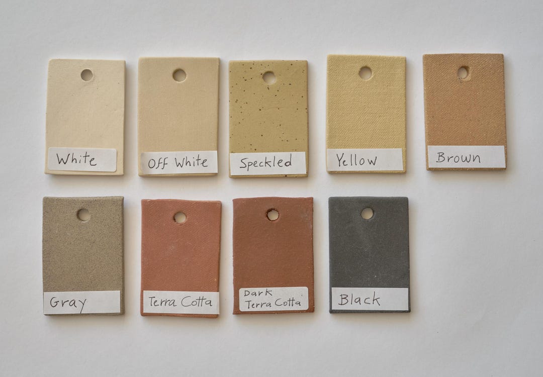 Clay Samples, Colors of Clay - Etsy