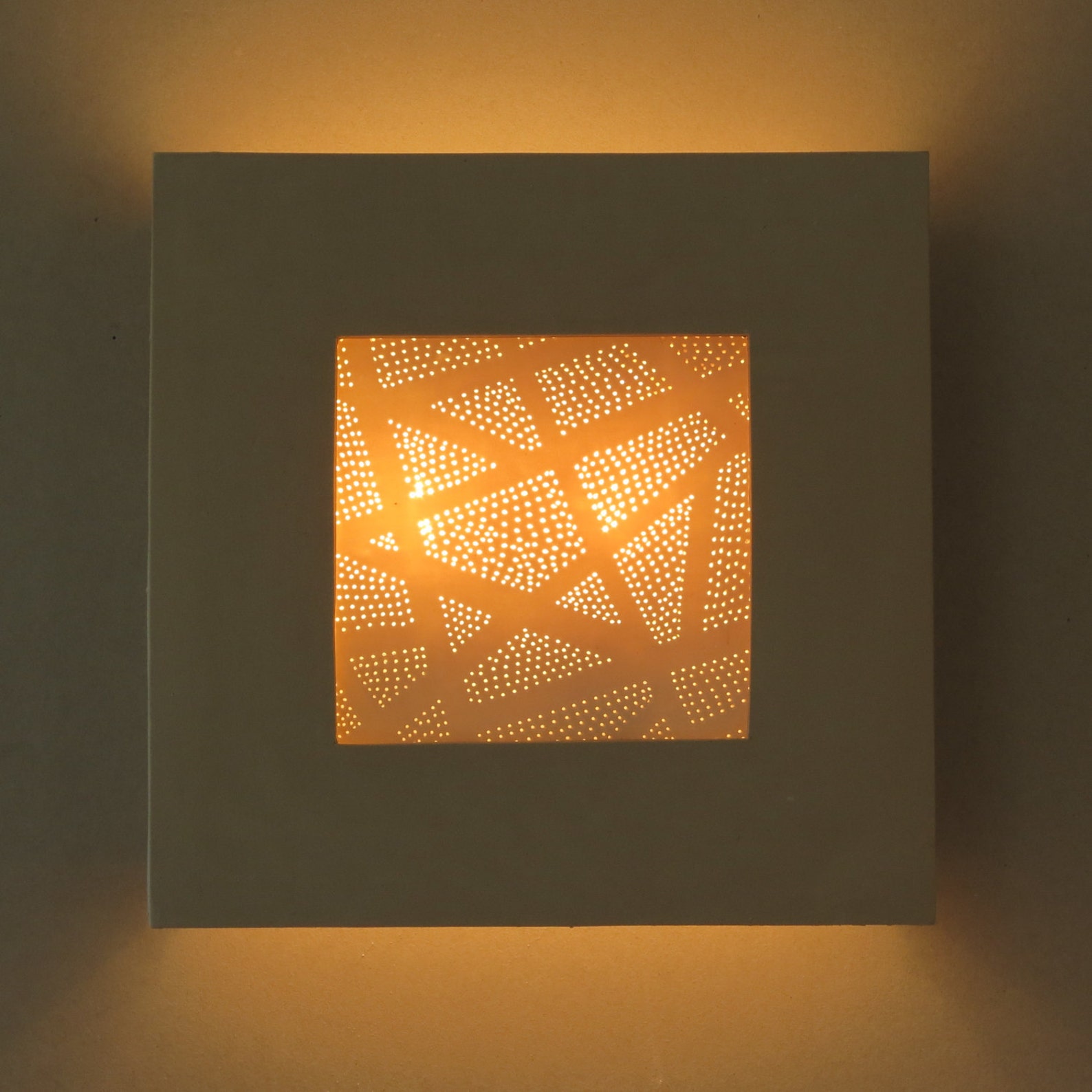 Geometric Light. Wall Sconce Light. Ceramic Sconce. Porcelain Lighting ...