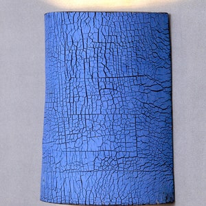 Blue Clay Sconce , Living Room Light, Bedroom Wall Sconce, Modern ...