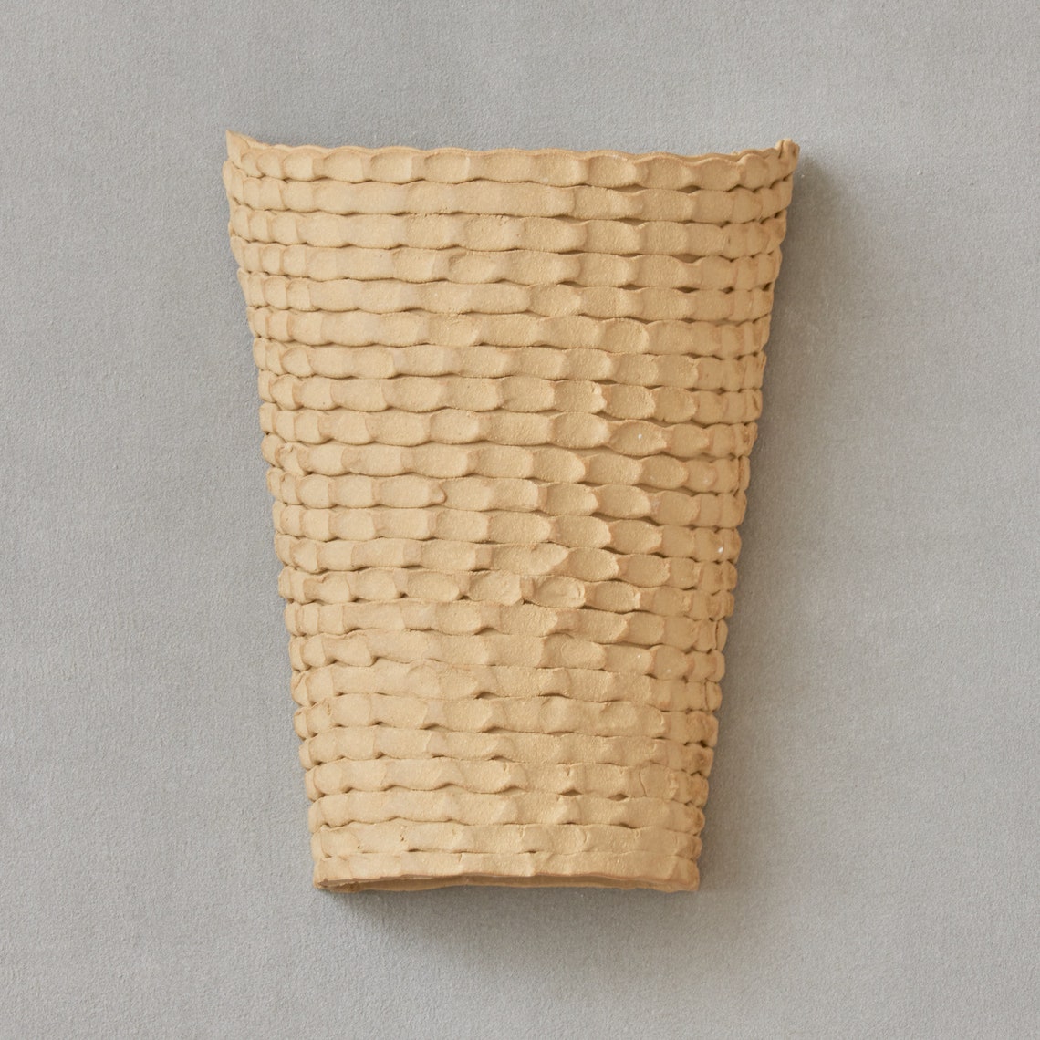 Ceramic Sconce. Rustic Wall Light. Sand Color Wall Light for the ...