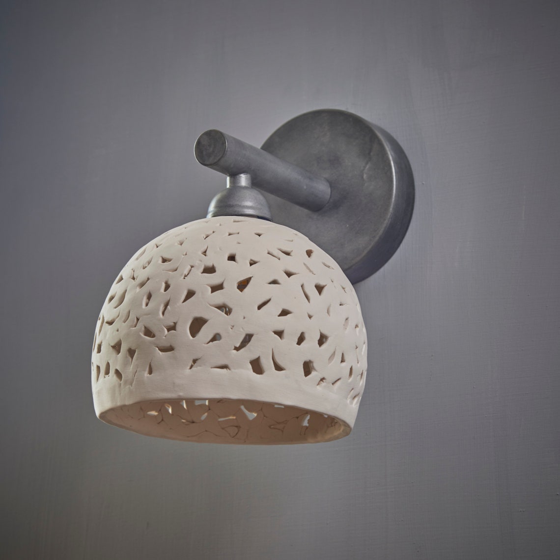Ceramic Wall Sconce for the Bedroom. Designer Wall Mount Lamp. Modern ...