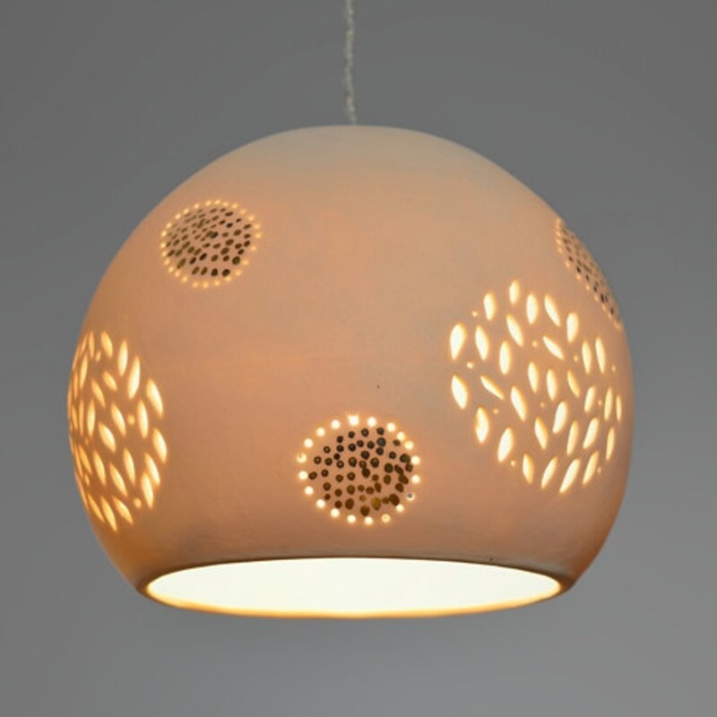 Ceramic Light Fixture - Etsy