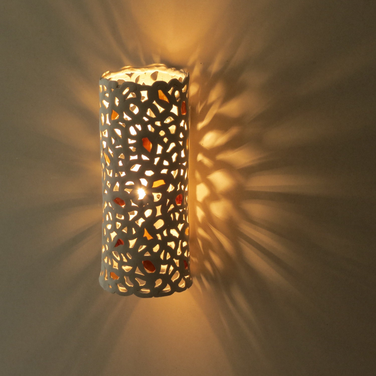Lighting sconce. Wall lamp.Ceramic lighting. Living room | Etsy