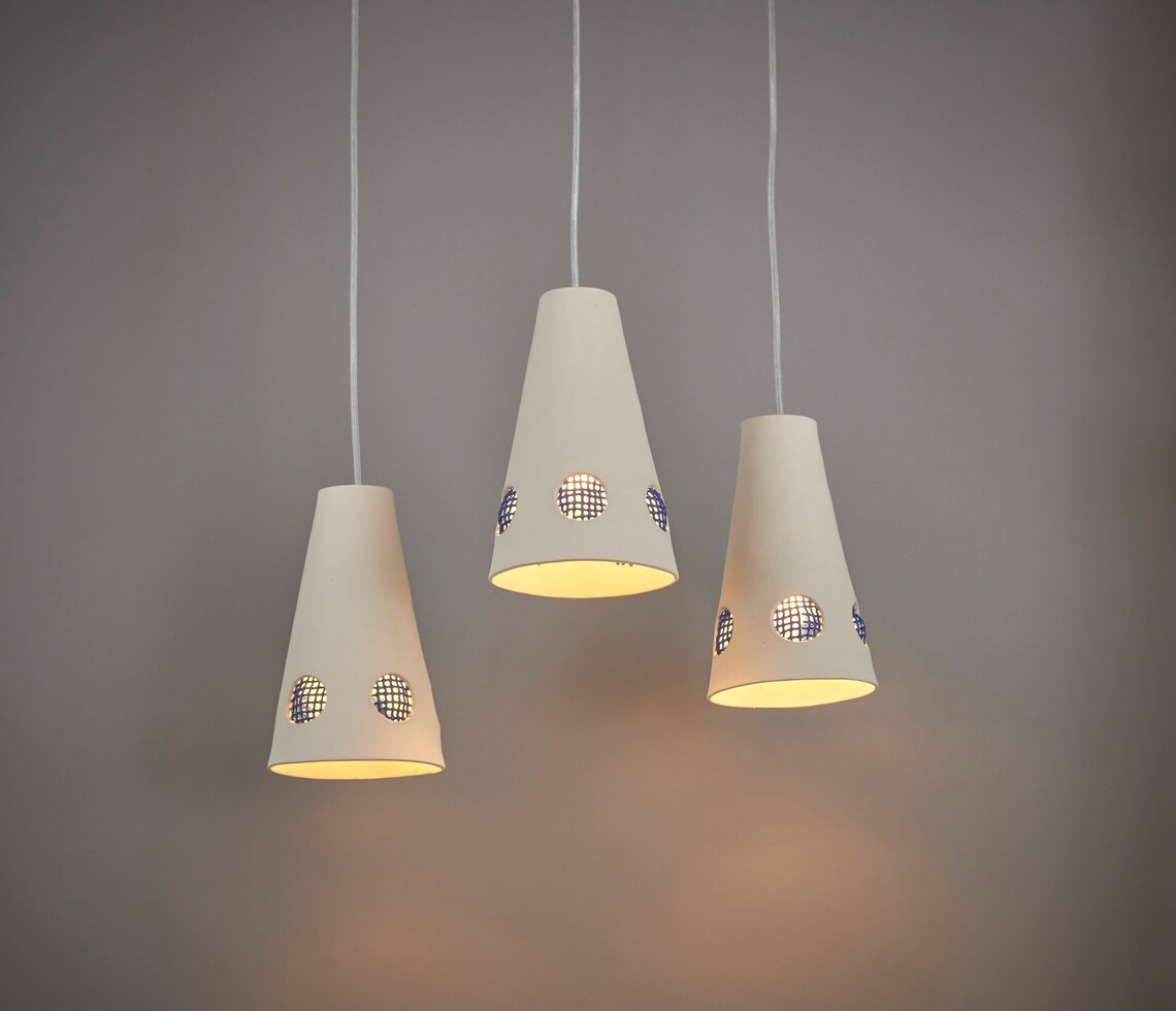 Ceramic Pendant Light. Dining Room Lighting. Kitchen Light. - Etsy