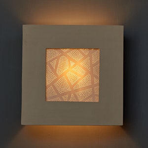 Geometric Light. Wall Sconce Light. Ceramic Sconce. Porcelain Lighting ...