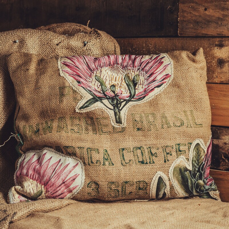 Upcycled Coffee Bag - Etsy