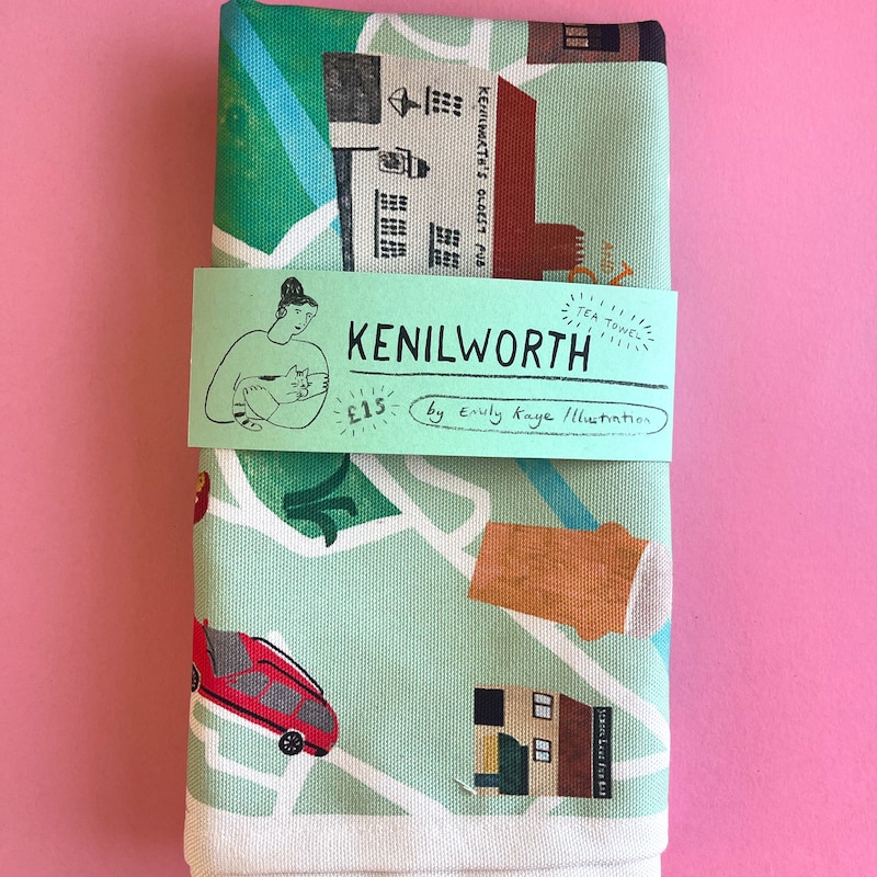 Map Tea Towel - Etsy