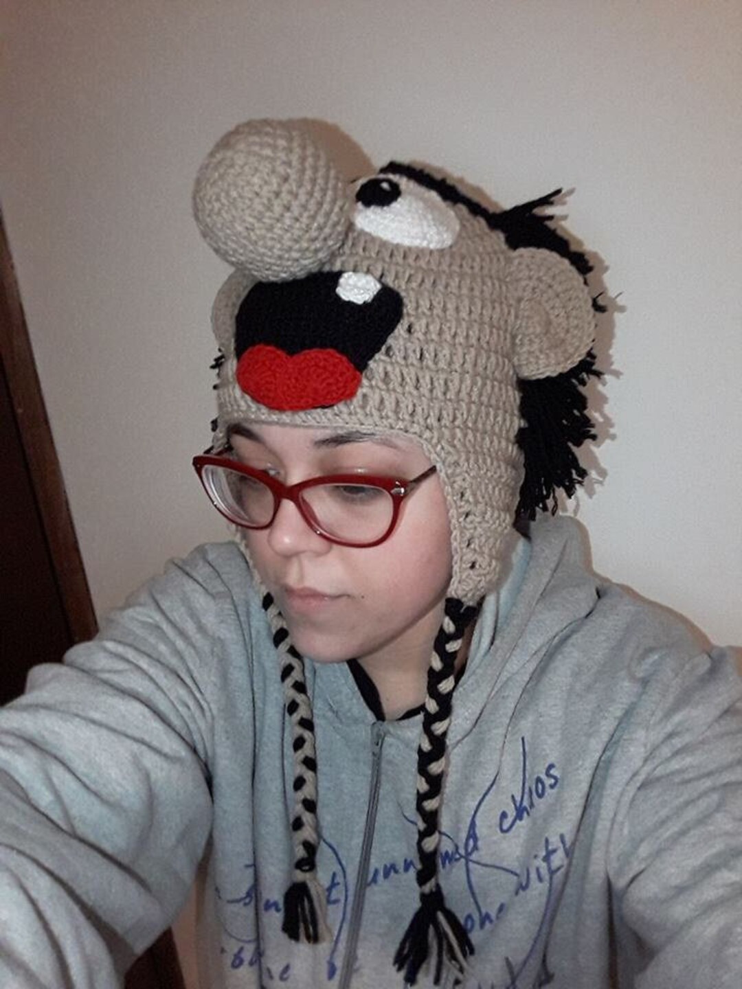Popular Cartoon Character Hand Crochet Hat Fun Cartoon Hat Unique Gift ...