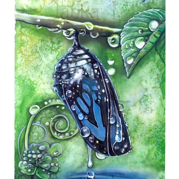 Chrysalis Painting - Etsy