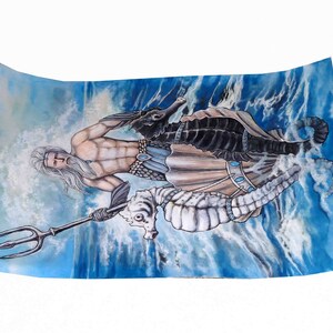 Poseidon - Original Illustration, Greek Mythology, Signed Art ...