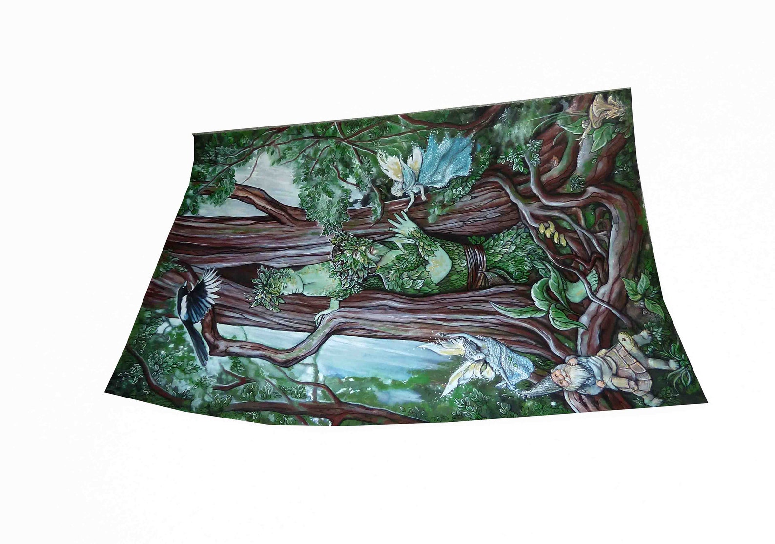 Primeval Forest Original Illustration Myths Legends - Etsy