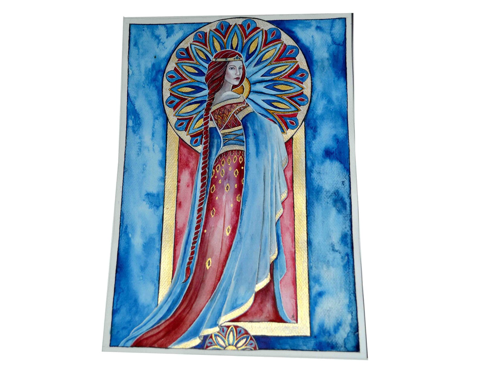 Red Queen Original Illustration Signed Art Fantasy - Etsy