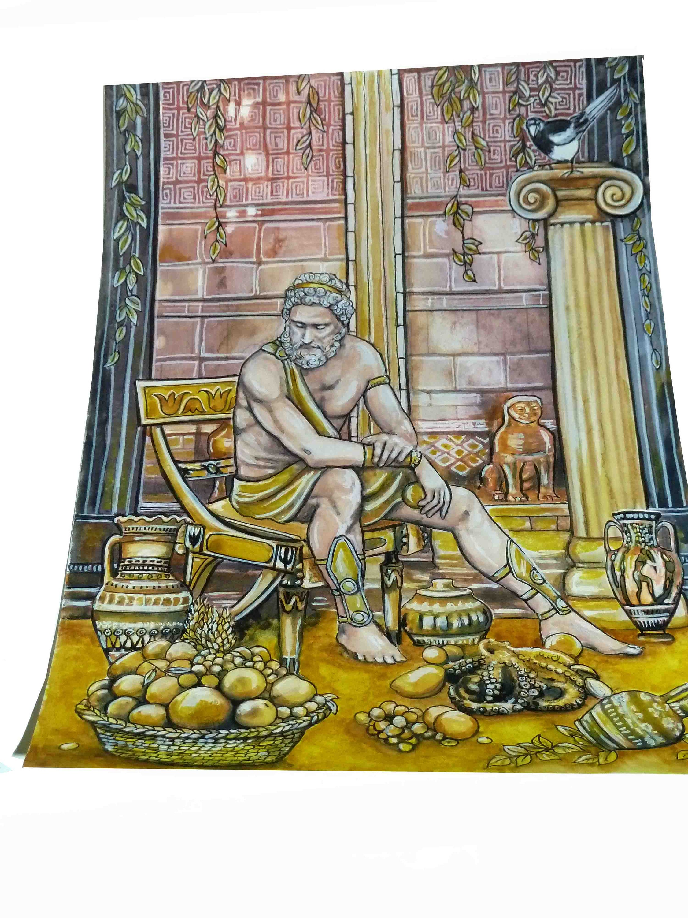 King Midas Original Illustration Greek Mythology Signed - Etsy UK