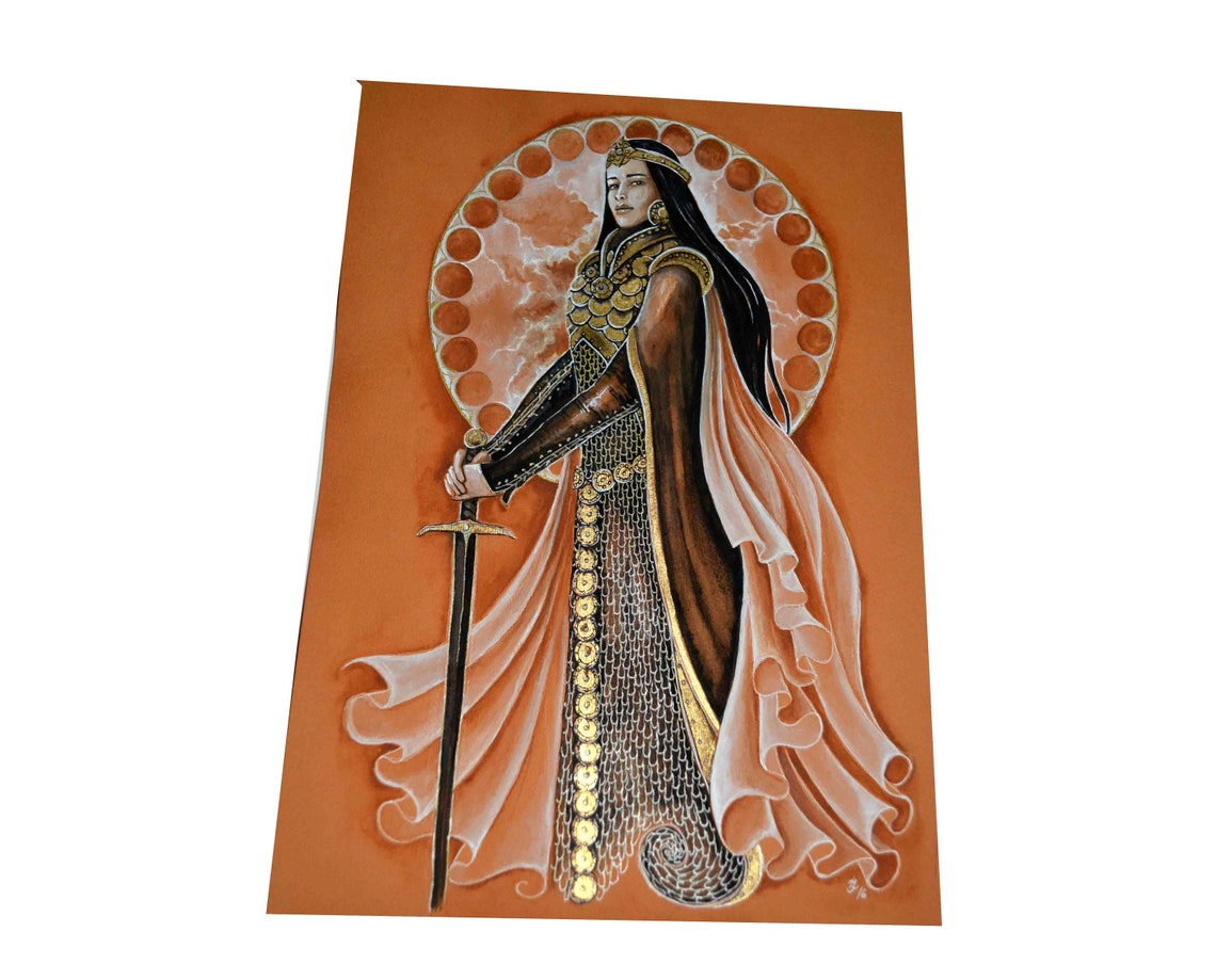 Queen Original Illustration Signed Illustration Historic | Etsy