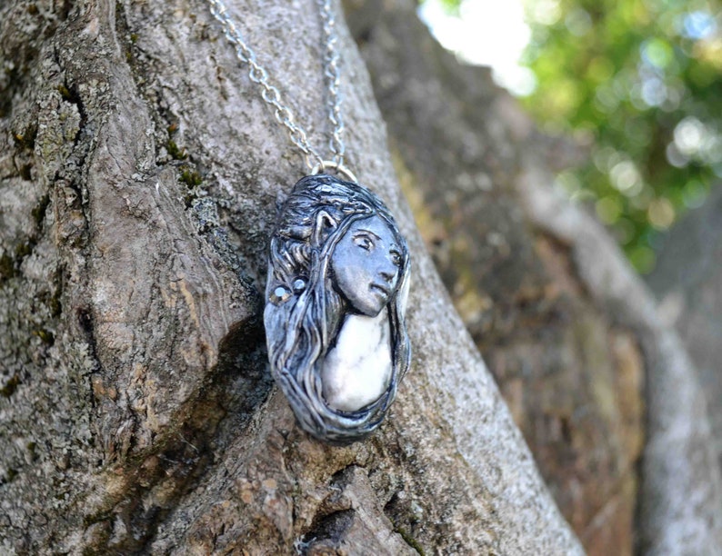 Handmade Pendant Elf Elven Fantasy Jewellry Magic Pendant | Etsy