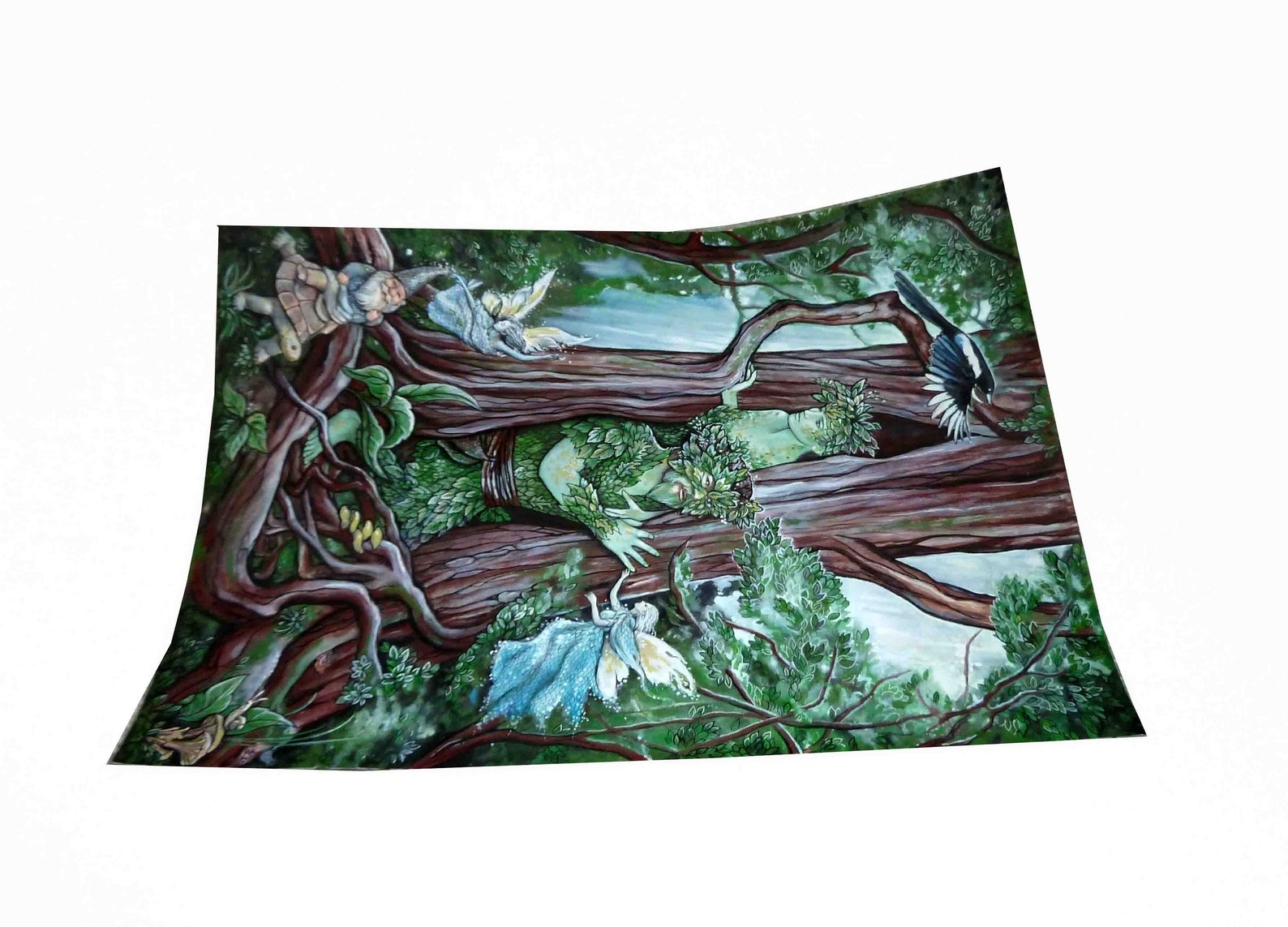 Primeval Forest Original Illustration Myths Legends - Etsy