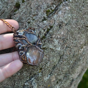Forest Pendant, Handmade Jewellery, Nature Inspired, Tree, Handsculpted ...