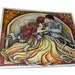 The First Kiss Original Illustration, Romantic Couple, Young Love ...