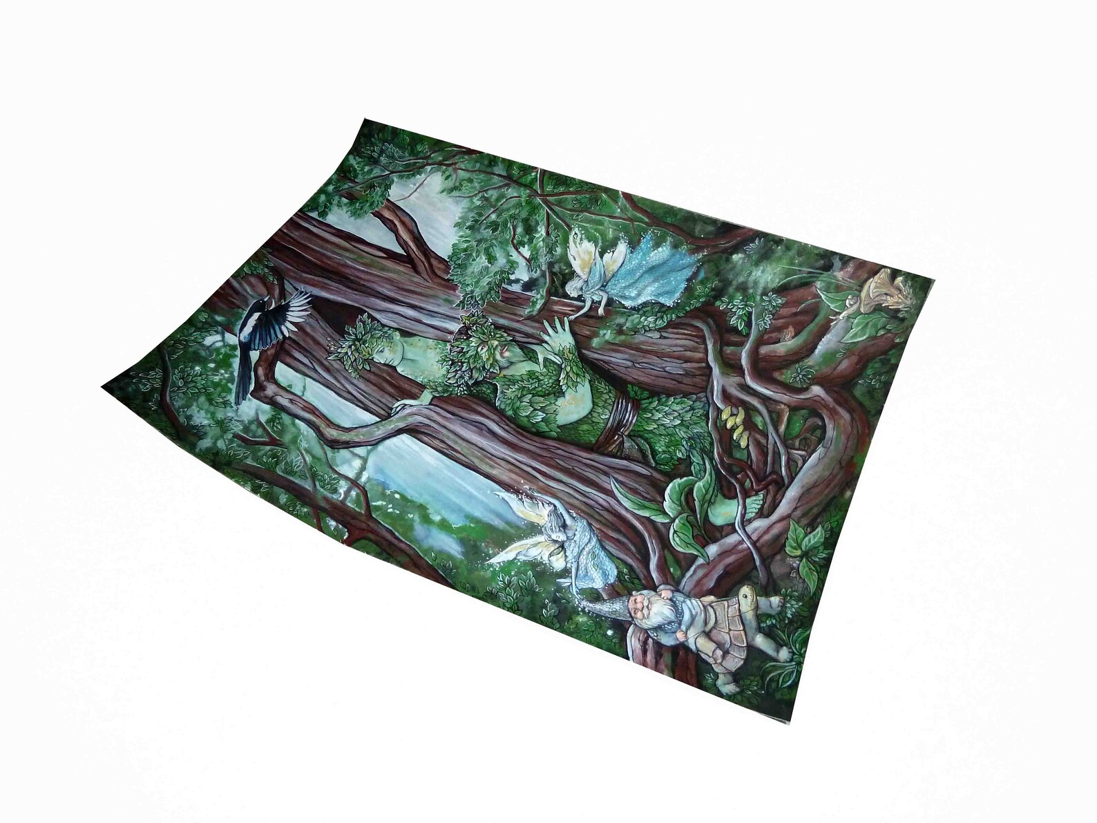Primeval Forest Original Illustration Myths Legends - Etsy