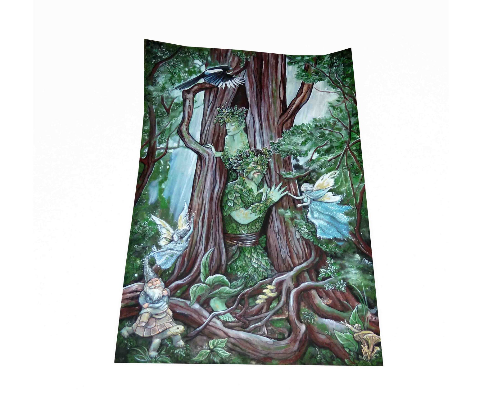 Primeval Forest Original Illustration Myths Legends - Etsy
