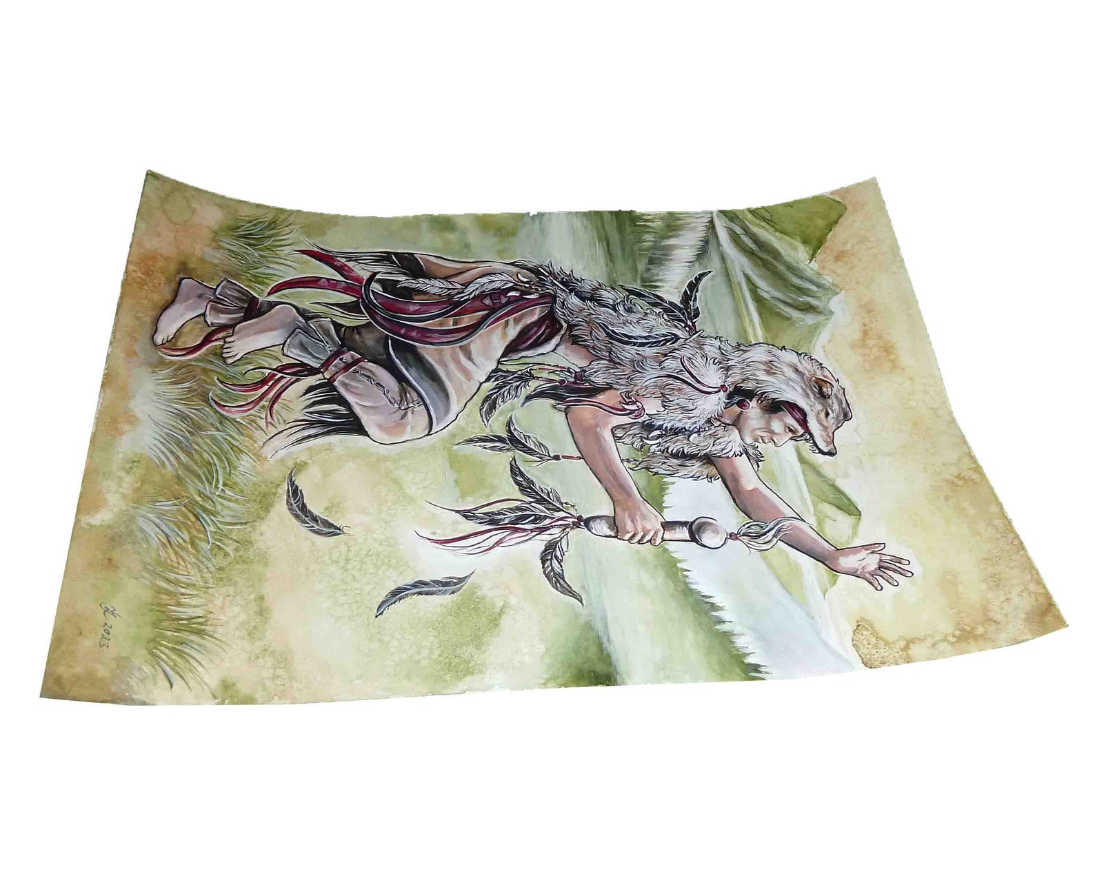 Original Illustration Dance Dancing Man Signed Art - Etsy