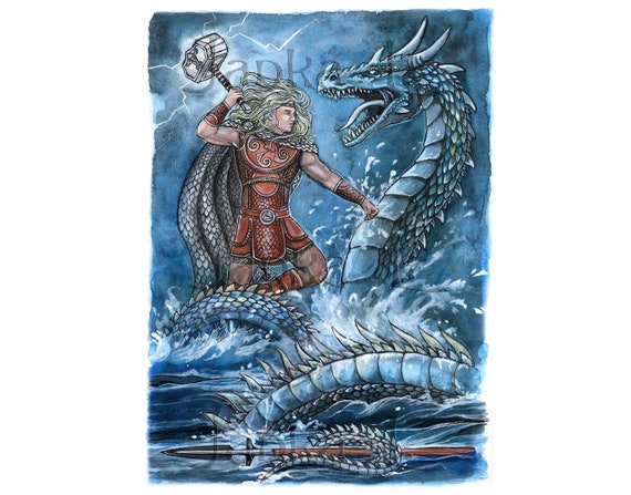 Norse Mythology Jormungand