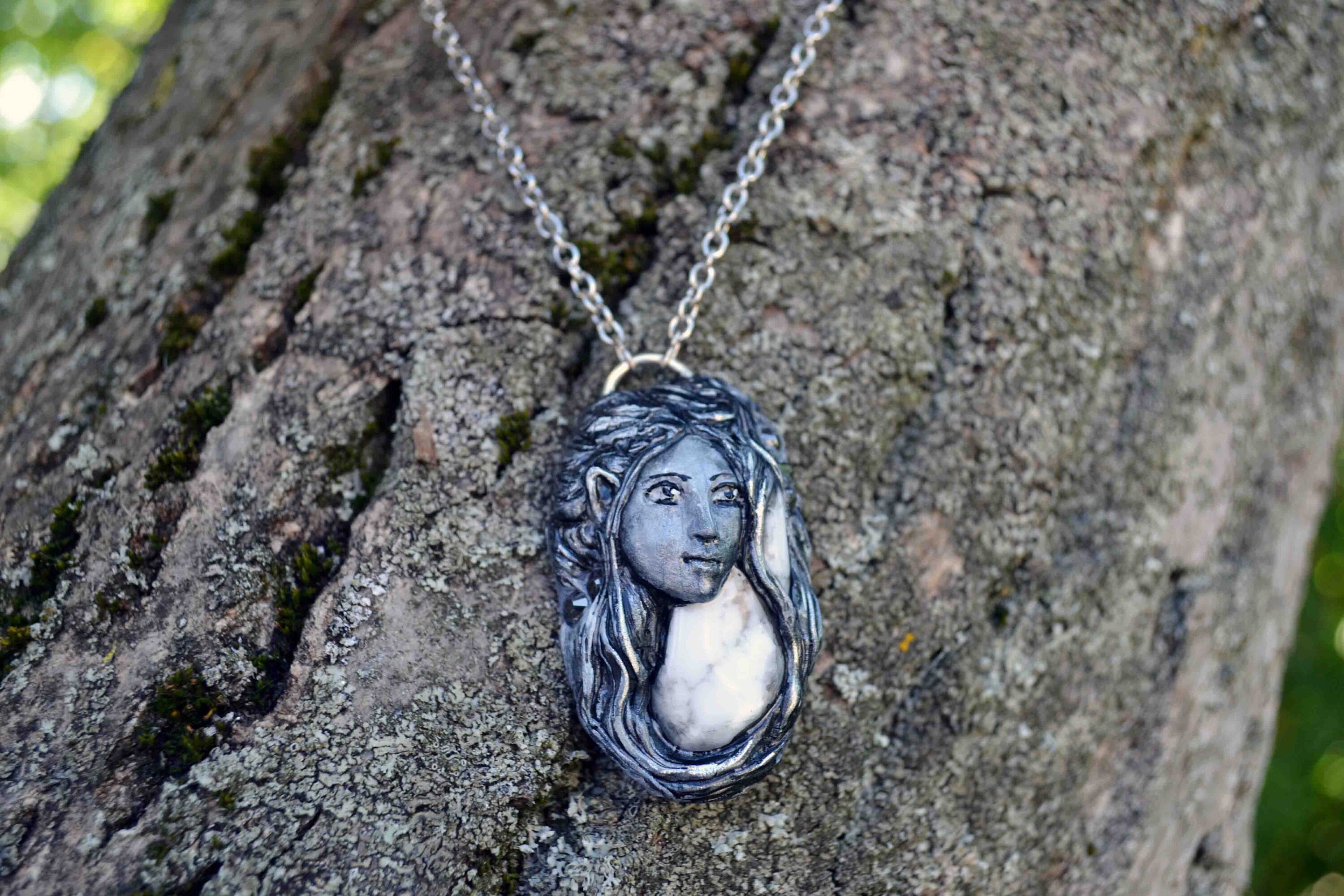 Handmade pendant elf elven fantasy jewellry magic pendant | Etsy