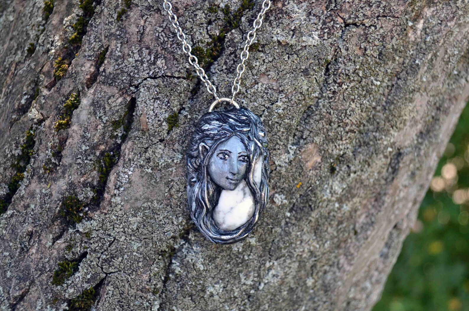 Handmade pendant elf elven fantasy jewellry magic pendant | Etsy