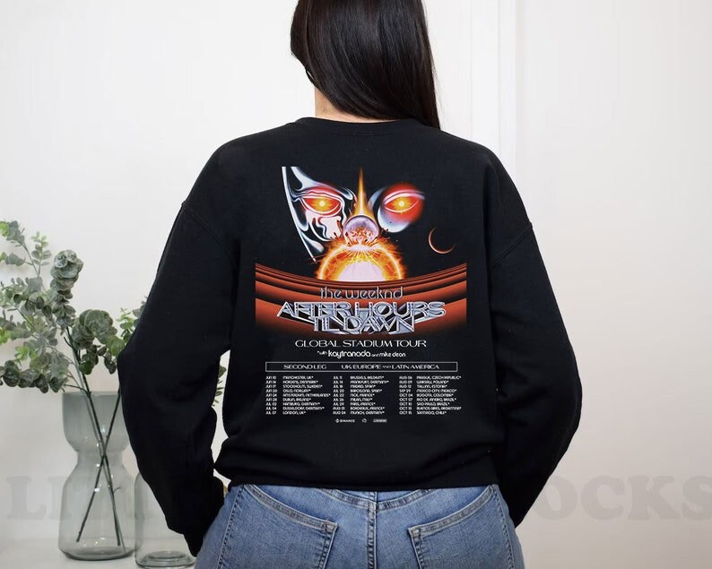 The Weeknd Tour 2023 Shirt, After Hours Til Dawn Sweatshirt Designed ...
