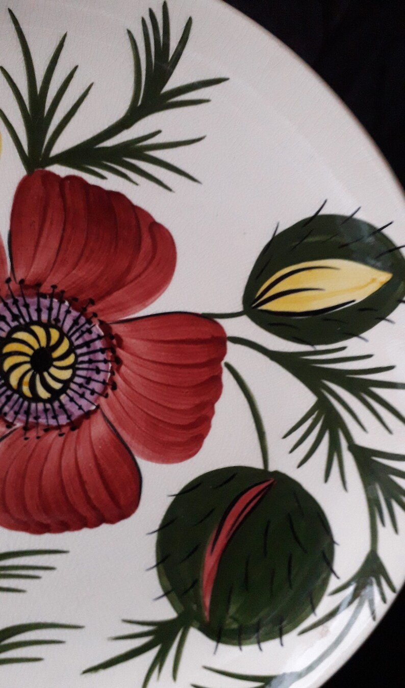 RARE Royal Victoria WADE Pottery Handpainted Display Plate - Etsy