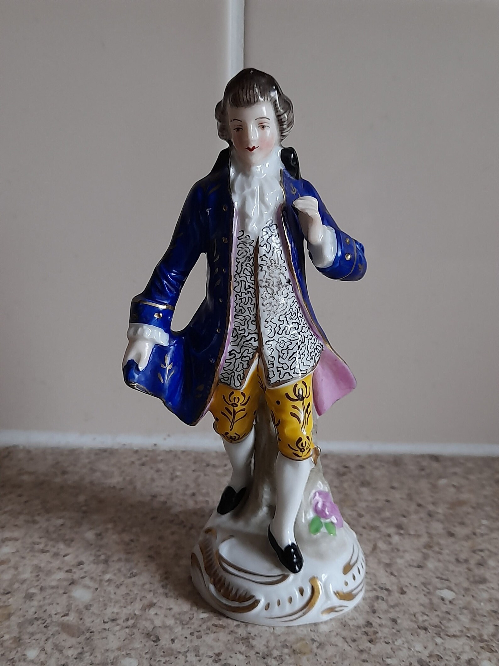 Vintage - Small Figurine, Possibly by Samson or Chelsea of a Regency ...