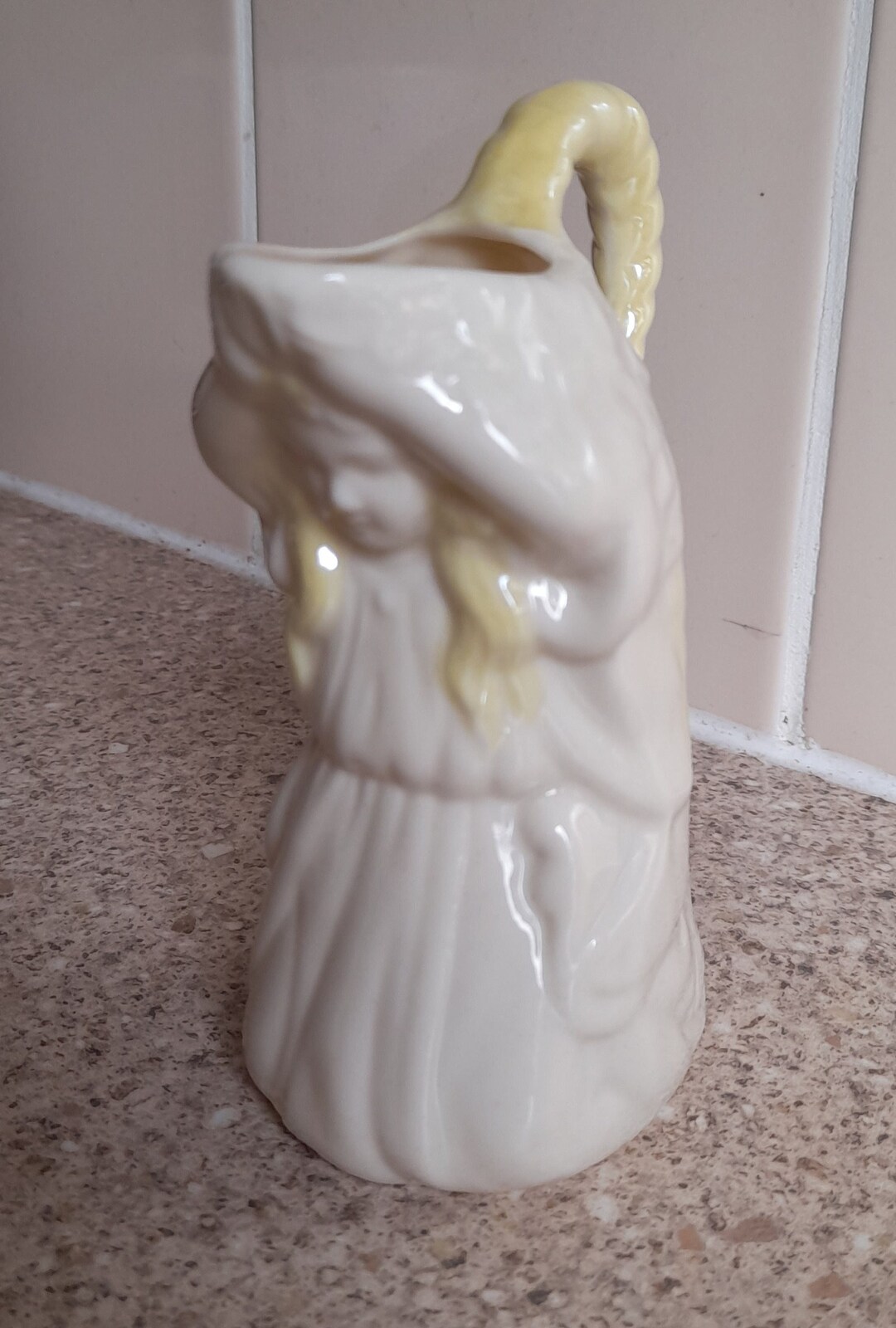 Vintage - Small Belleek Ireland, Undine Water Fairy Nymph Creamer. 7th ...