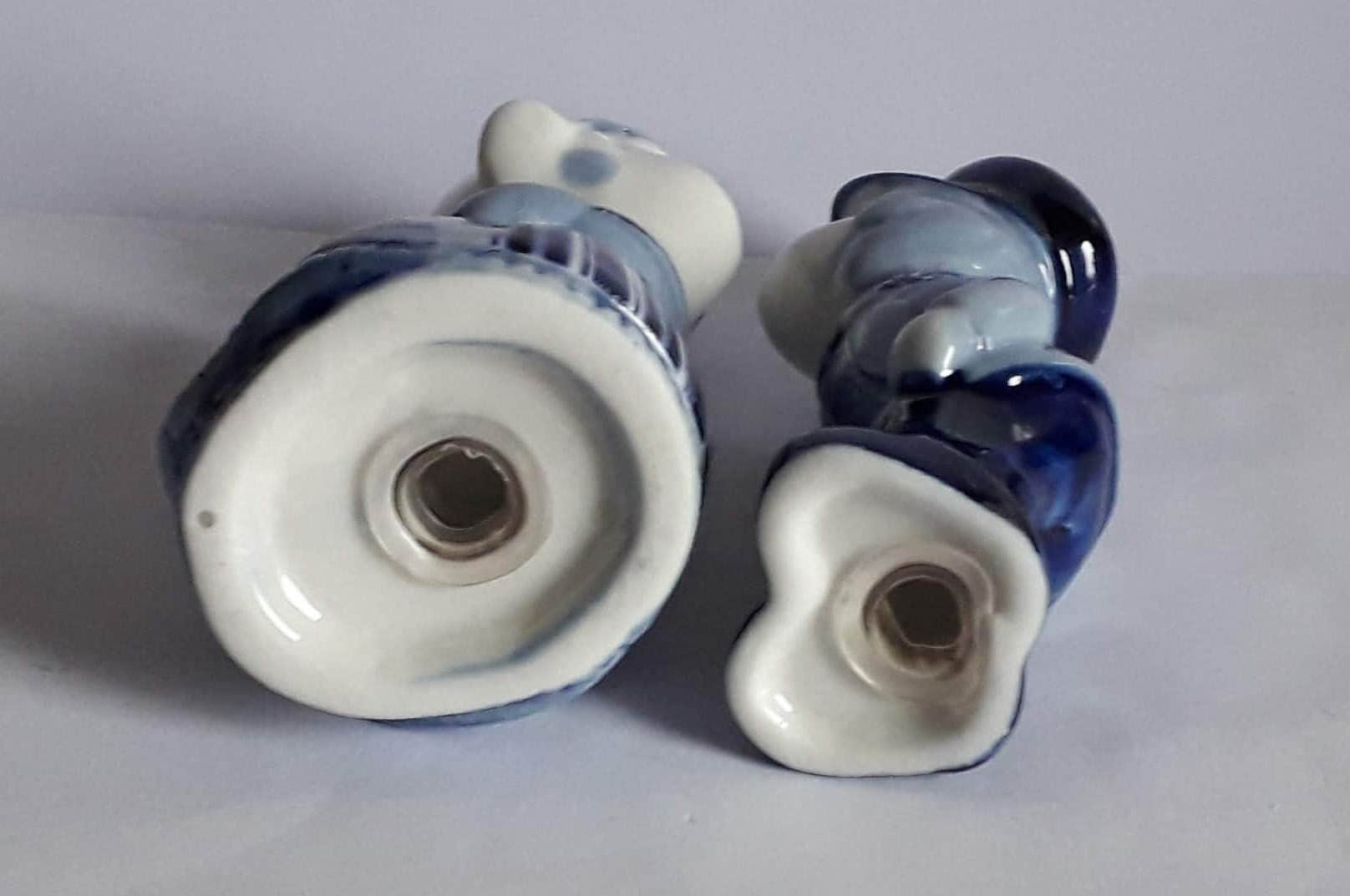 Vintage Dutch Kissing Couple Cruet Set Blue & White Delft, Holland - Etsy