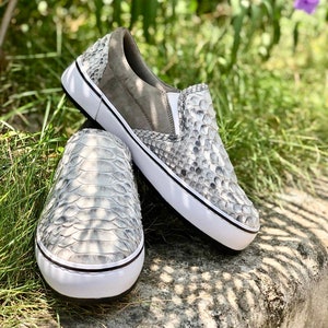 Slip on Sneakers Python Shoes Unisex - Etsy