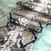 Genuine Python Leather Natural Python Leather Hide Snake - Etsy