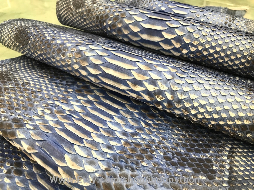 Genuine Python Leather, Natural Python Leather, Hide Snake Skin ...