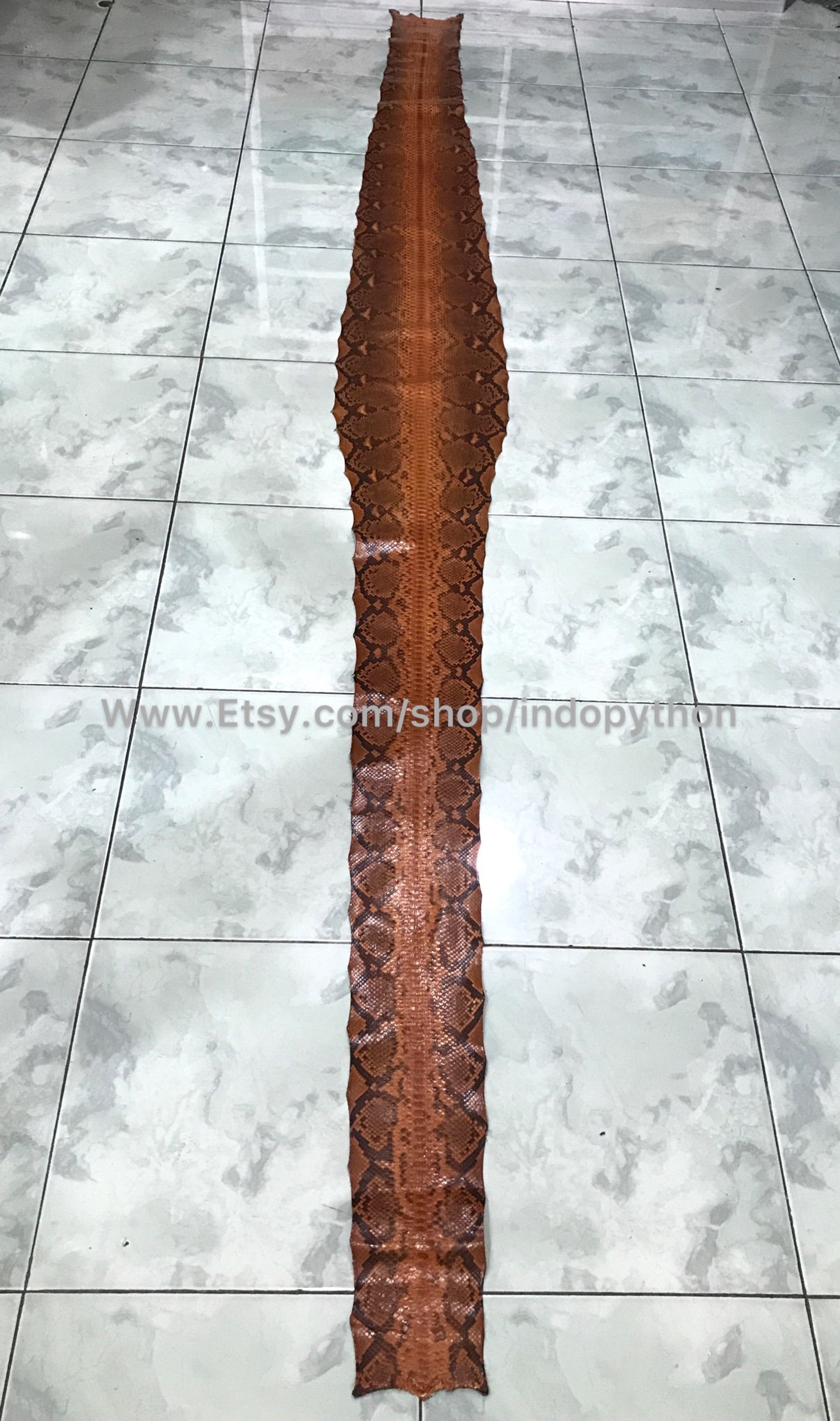 Genuine Python Leather Natural Python Leather Hide Snake - Etsy