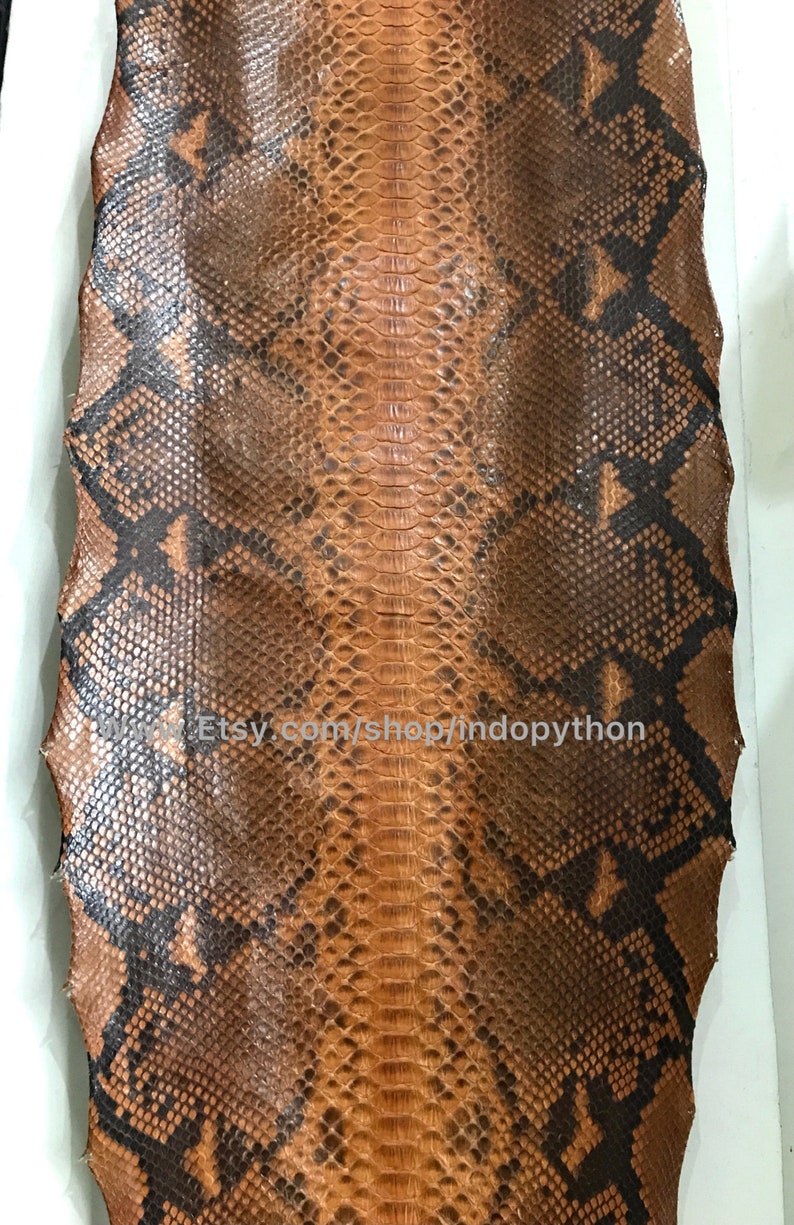 Genuine Python Leather Natural Python Leather Hide Snake - Etsy