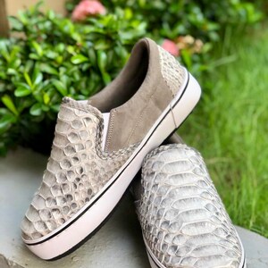 Slip on Sneakers Python Shoes Unisex - Etsy
