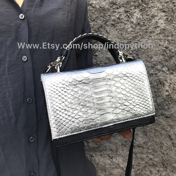 Silver Purse - Etsy