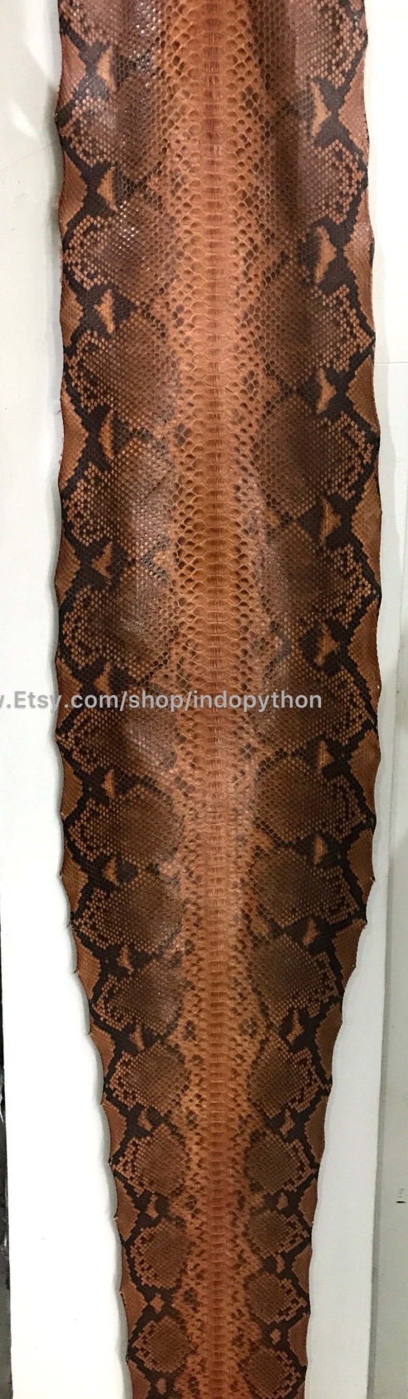 Genuine Python Leather Natural Python Leather Hide Snake - Etsy