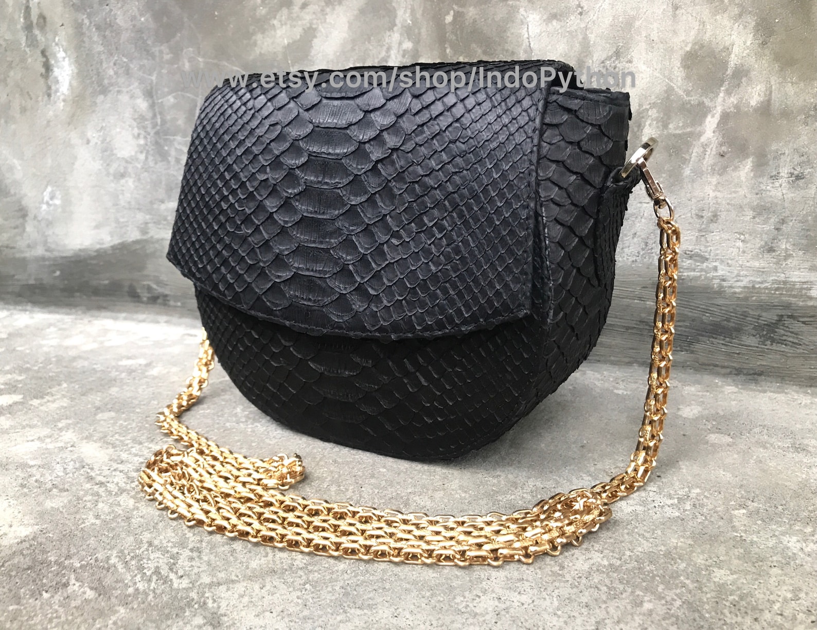 Black Bag black Python Bag black Leather Bag black Purse - Etsy