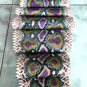 Genuine Python Leather, Natural Python Leather, Hide Snake Skin ...