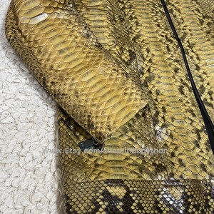 Man Python Jacket, Man Leather Jacket, Moto Jacket, Python Blazer, Long ...