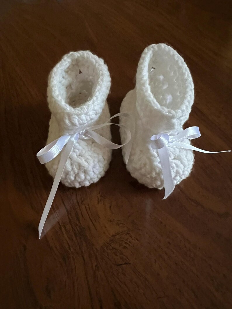 Crochet Baby Booties - Etsy