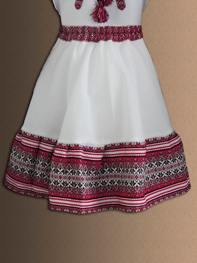 Ukrainian Children's Costume Ukrainian Embroidery Blouse and Skirt ...